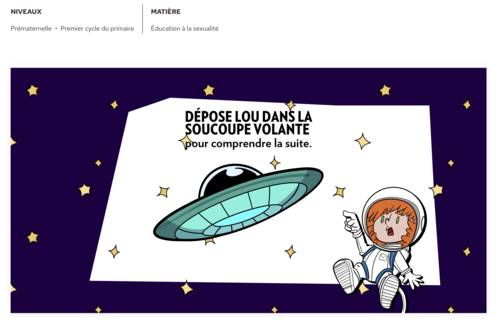 Trousse éducative Sur La Sexualité Pour La 1re Année Contenus